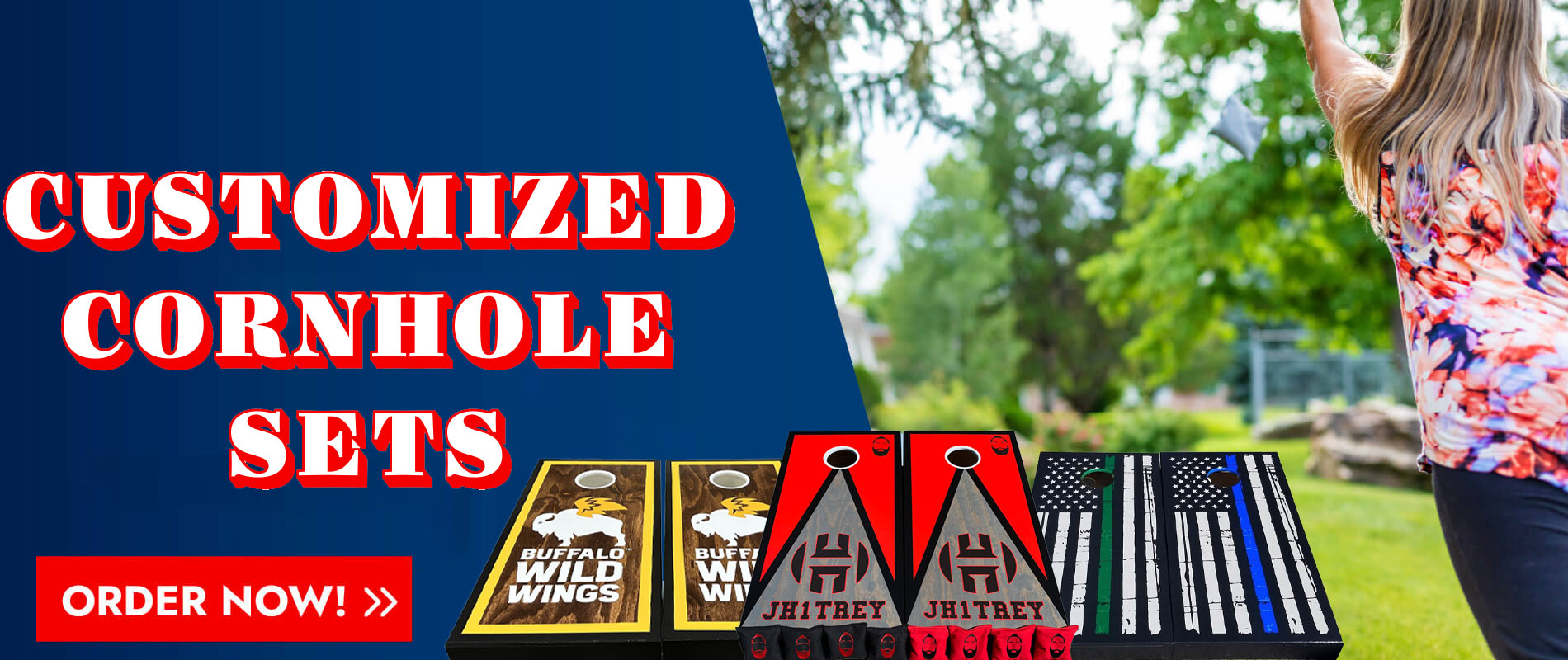 Buy Custom Made Cornhole Boards & Accessories | Custom Corntoss